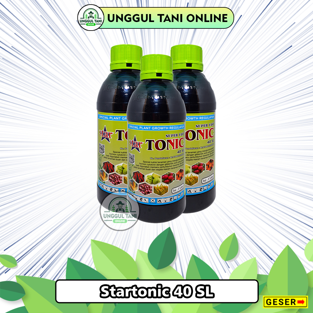 Jual STARTONIC 40 SL 1.LITER Nutrisi Pemacu Pertumbuhan Tanaman/Nutrisi ...