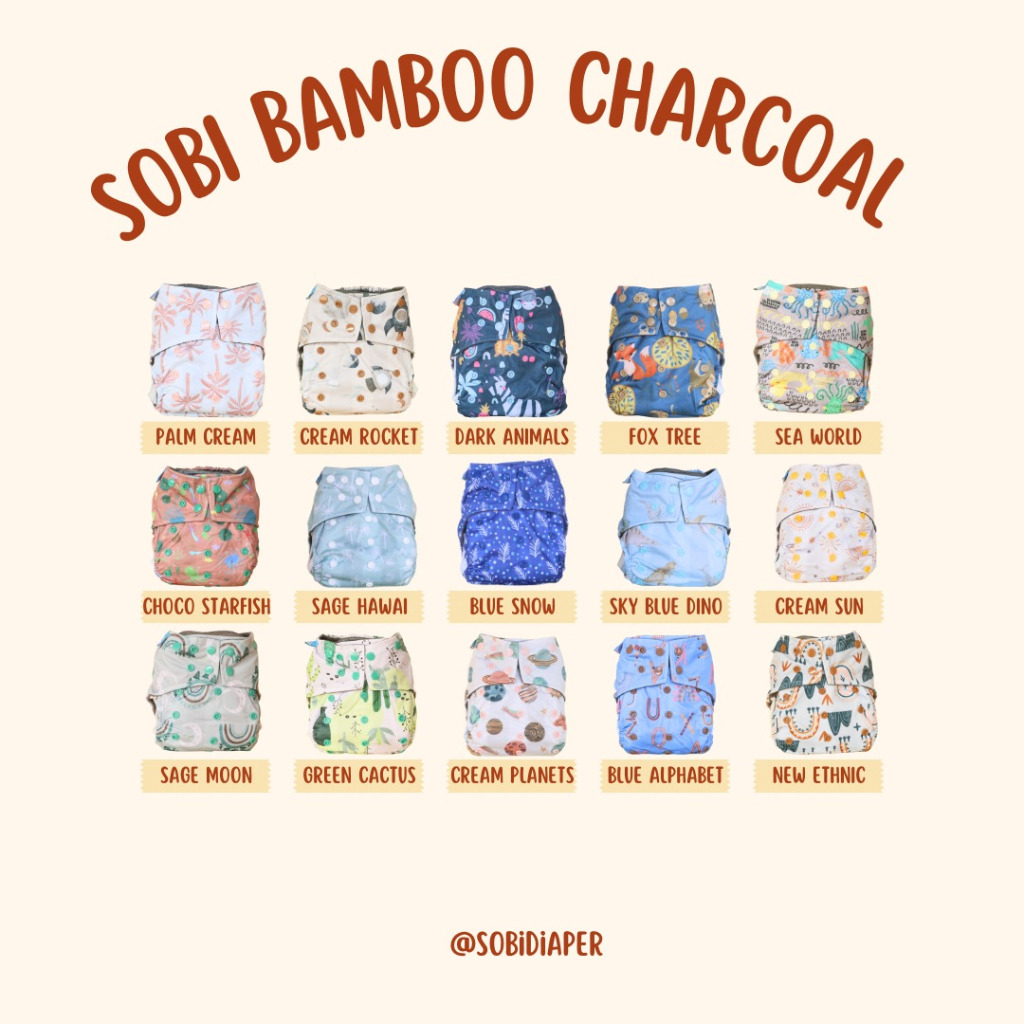 Jual CLOTH DIAPER SOBI MINKY SNAP MICRO POpok BISA DICUCI/ sobi bamboo ...
