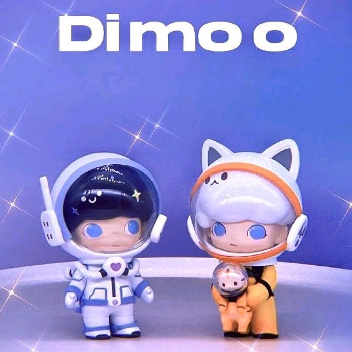 Jual POP MART Dimoo Space Travel - Astronot + Kitty Space boy | Shopee ...