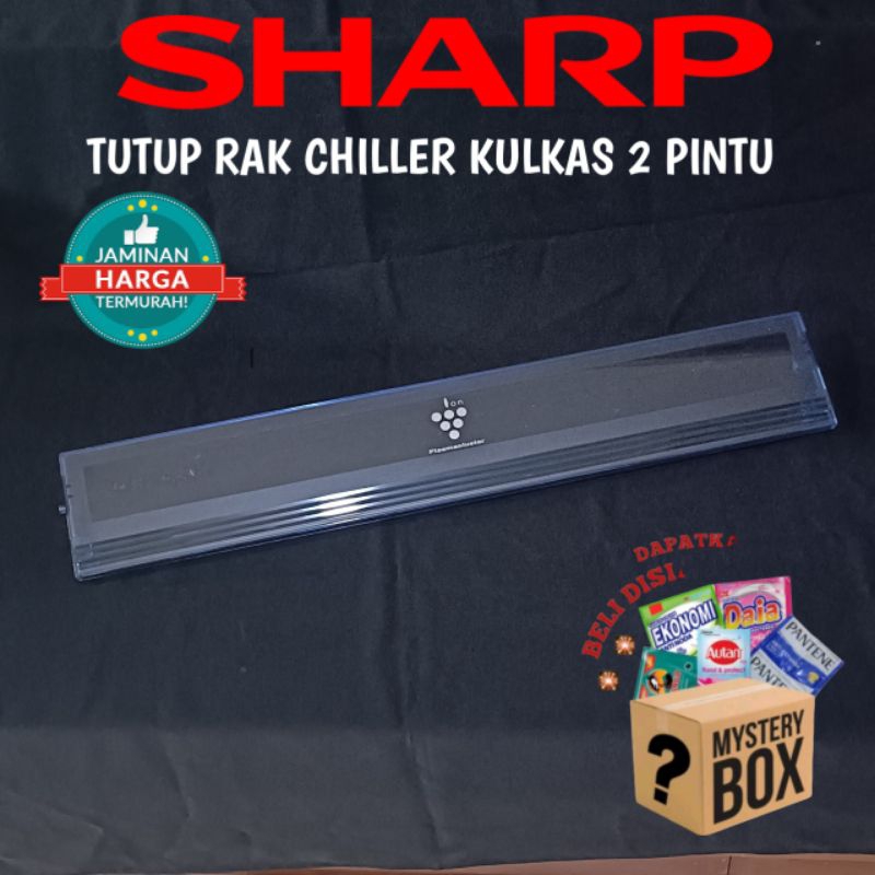 Jual TUTUP RAK CHILLER KULKAS SHARP 2 PINTU UKURAN 69 x 11,5cm ORIGINAL ...