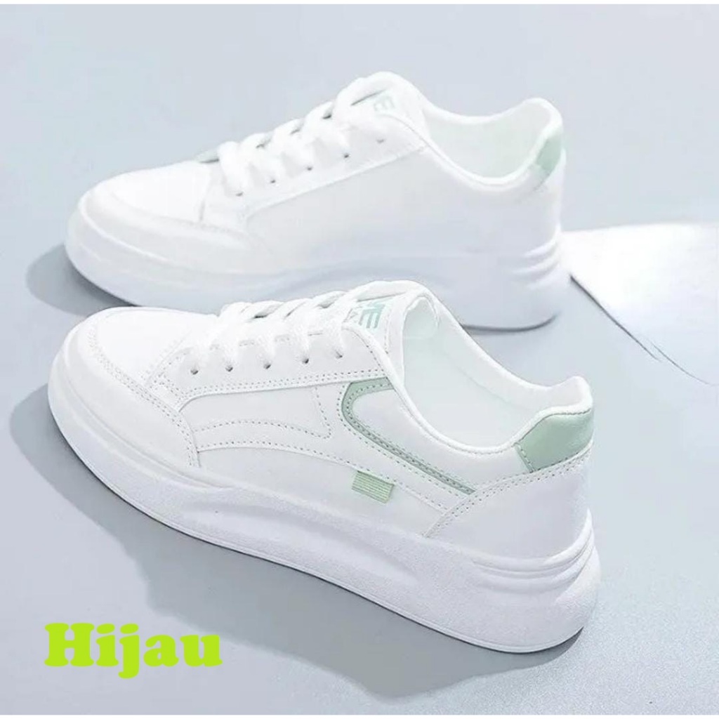 Jual Sepatu wanita sneakers kekinian sepatu tali wanita sneakers casual ...
