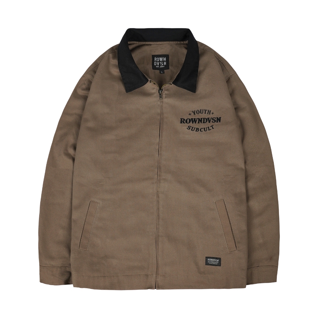 Jual Rown Division Official Deck Jacket - Rowndvsn Jaket Kanvas Volans ...