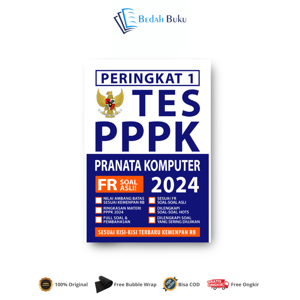 Jual Buku Peringkat 1 PPPK PRANATA KOMPUTER 2024 - Media Eduka | Shopee Indonesia