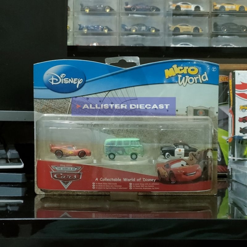 Jual Disney Cars Micro World Isi 3 pcs Micro World Cars Disney Diecast ...