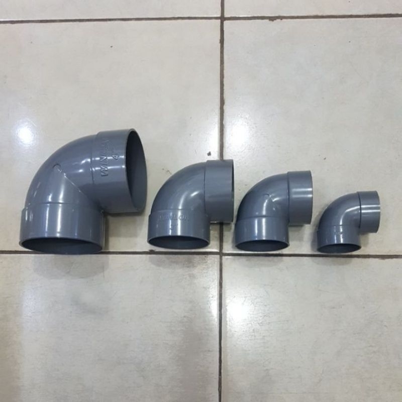 Jual Sambungan Pipa Knee PVC 2", 2 1/2", 3" dan 4" | Shopee Indonesia