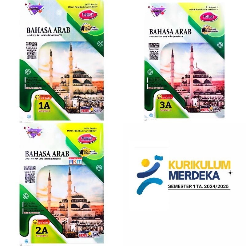 Jual BUKU LKS FATTAH MTS BAHASA ARAB KELAS 7 8 9 SEMESTER 1 2024/2025 KURIKULUM MERDEKA | PUSAT ...