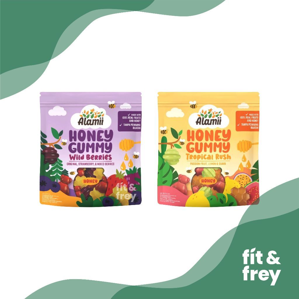 Jual ALAMII Honey Gummy 40g - Wild Berries / Tropical Rush - Cemilan ...