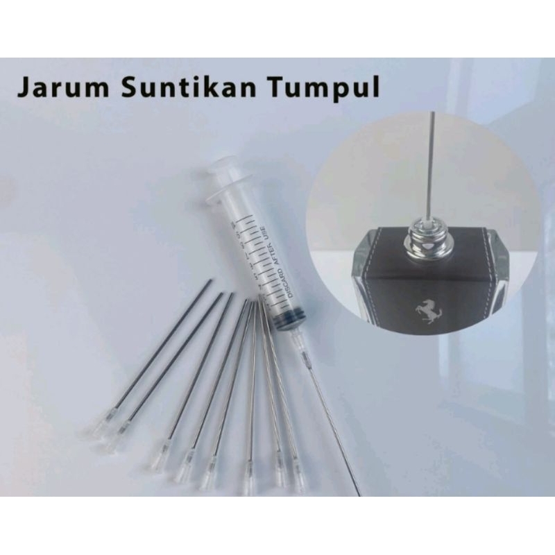 Jual SPUIT BESI TUMPUL PENGISI BIBIT PARFUM / JARUM SUNTIKAN TUMPUL ...