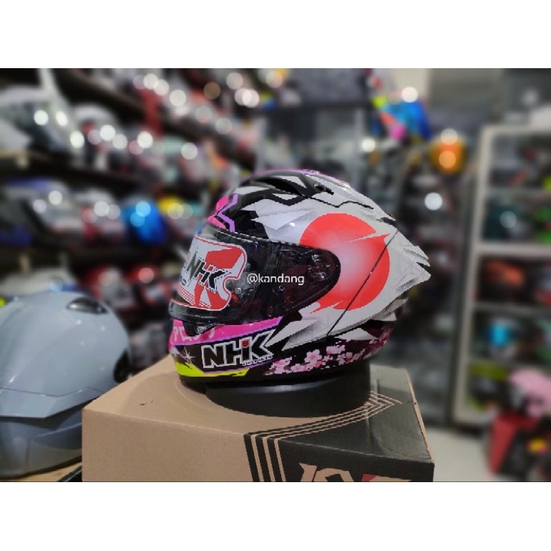 Jual NHK GPR-TECH STREET ALONSO LOPEZ #4 JAPAN BLUE DAN PINK | Shopee ...