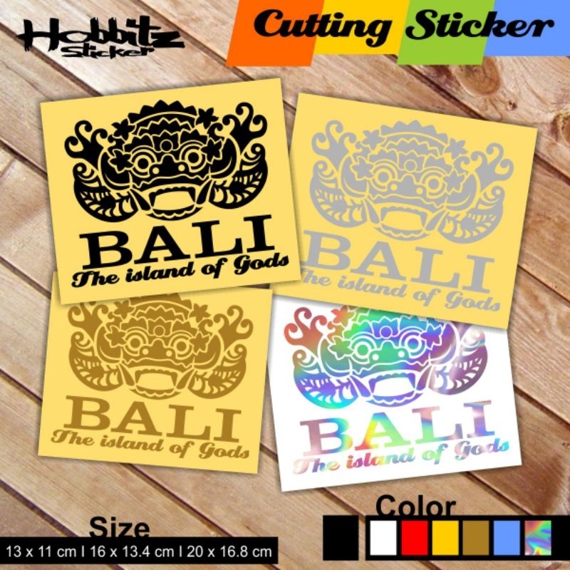 Jual Stiker Barong Bali Sticker Cutting Kaca body Mobil Motor | Shopee ...