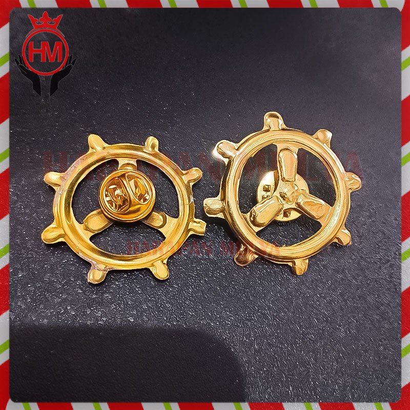 Jual Bros Krah Baling Baling Pin Kopsteken Monogram Baling Baling Baru ...