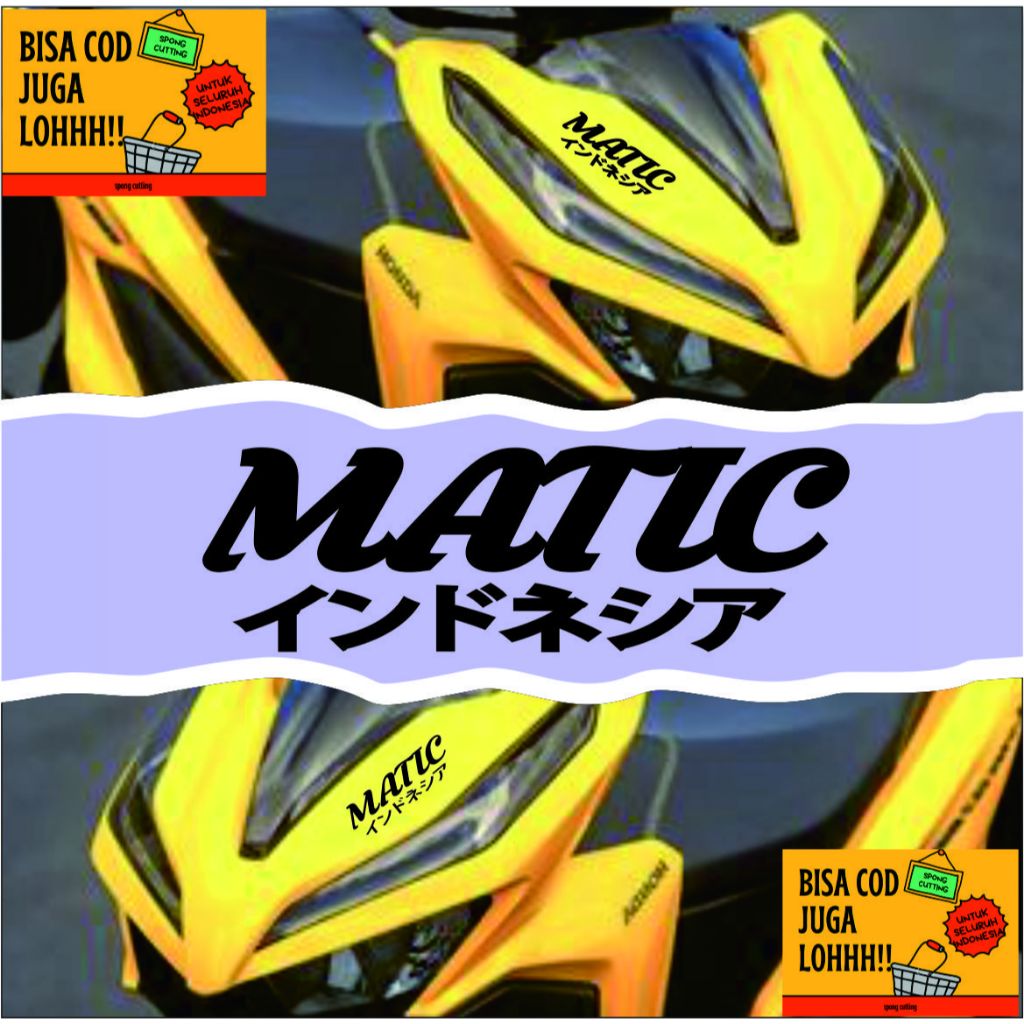 Jual Stiker Cutting Matic Indonesia Cutting Variasi Motor Viral Sticker ...