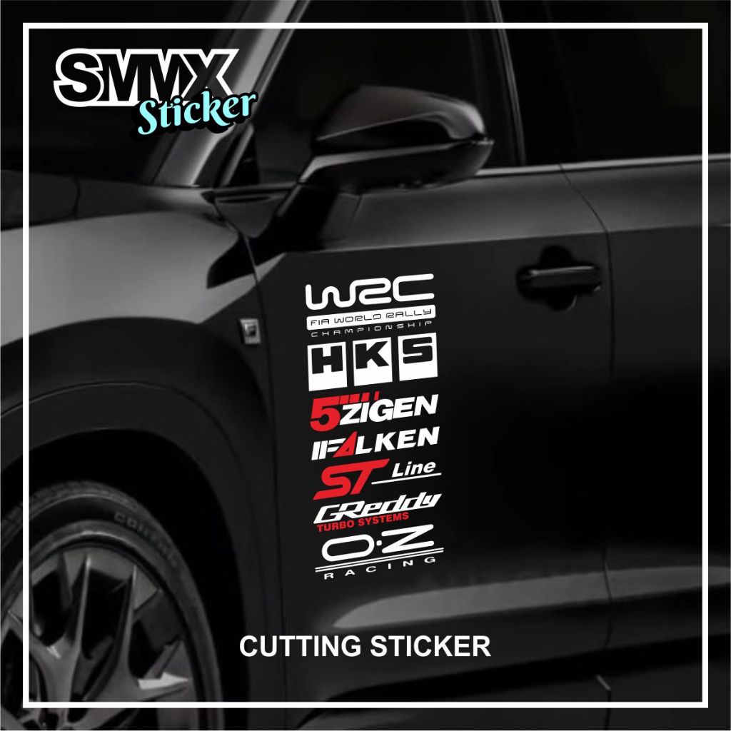 Jual Cutting Sticker Logo Pintu Mobil Racing Rally | Shopee Indonesia