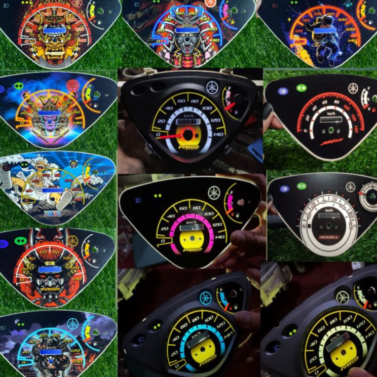 Jual panel speedometer mio papan speedometer mio custom spidometer mio ...