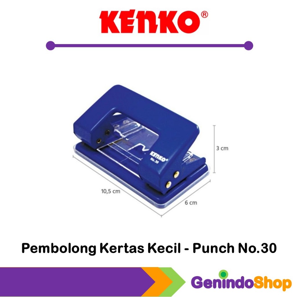 Jual Pembolong Kertas Kecil / Punch No 30 Kenko | Shopee Indonesia