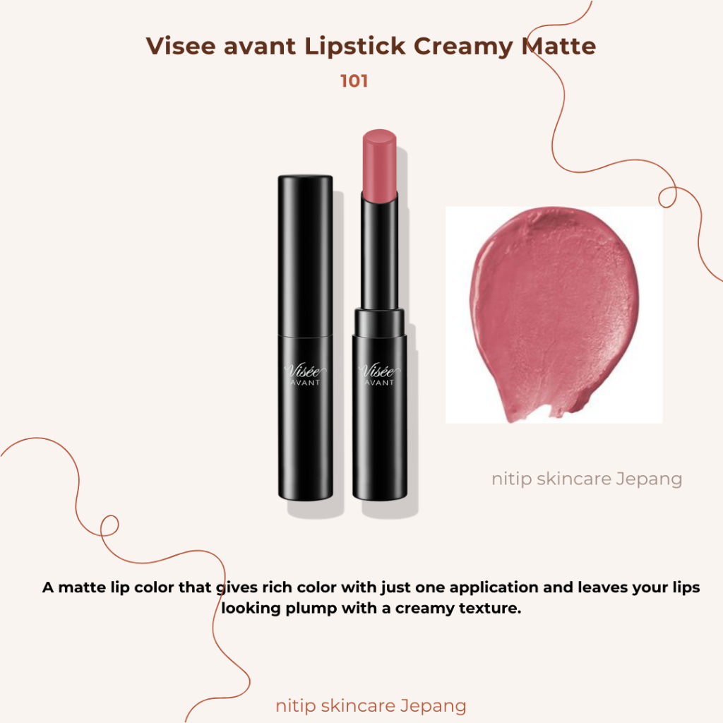 Jual visee avant Lipstick Creamy Matte original visee japan | Shopee Indonesia