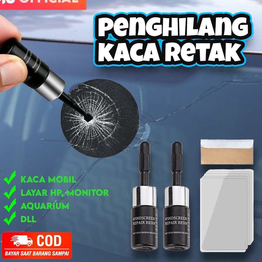 Jual Lem Kaca Mobil Retak Super Kuat Windshield Repair Kit Glass ...