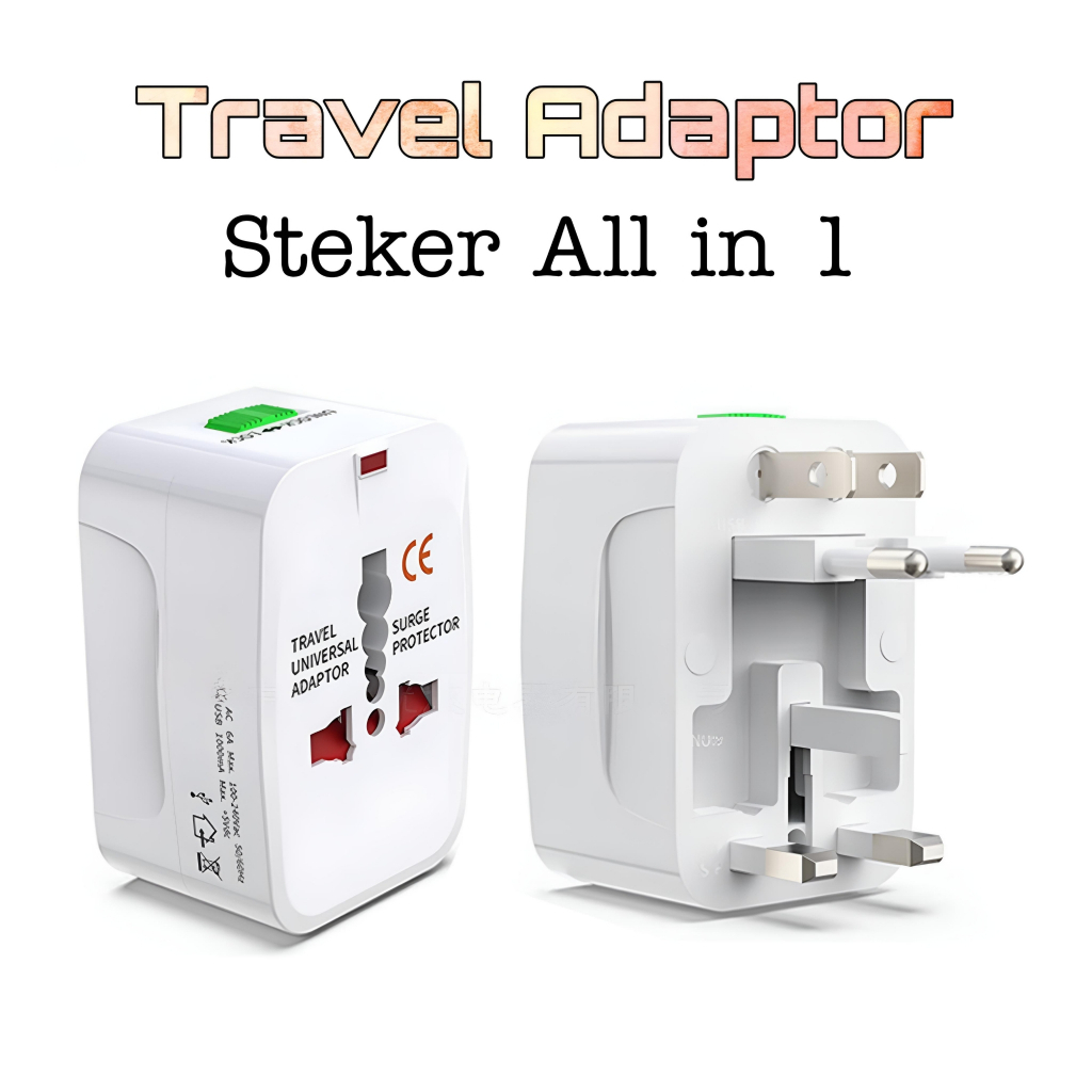 Jual Universal Travel Adaptor - Adaptor Internasional all in1 home ...