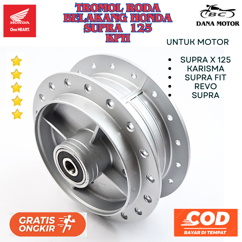 Jual Tromol Roda Belakang Supra x 125 Ori / Tromol Belakang Honda Revo ...