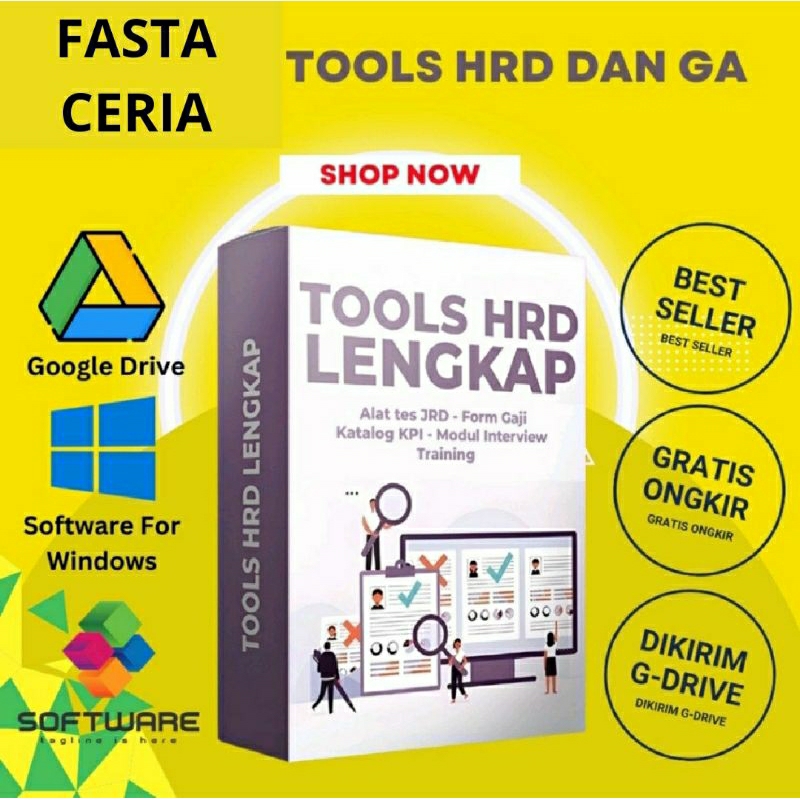 Jual (001) TOOLS HRD dan GA Terlengkap + SOP HRD + Form Tabel Gaji ...