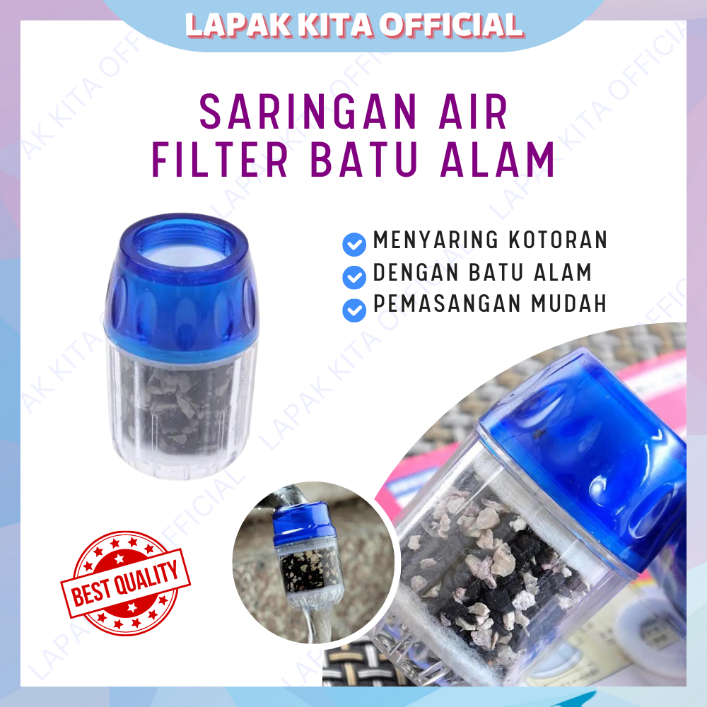 Jual Filter saringan air kran batu alam / penyaring air keran batu alam ...