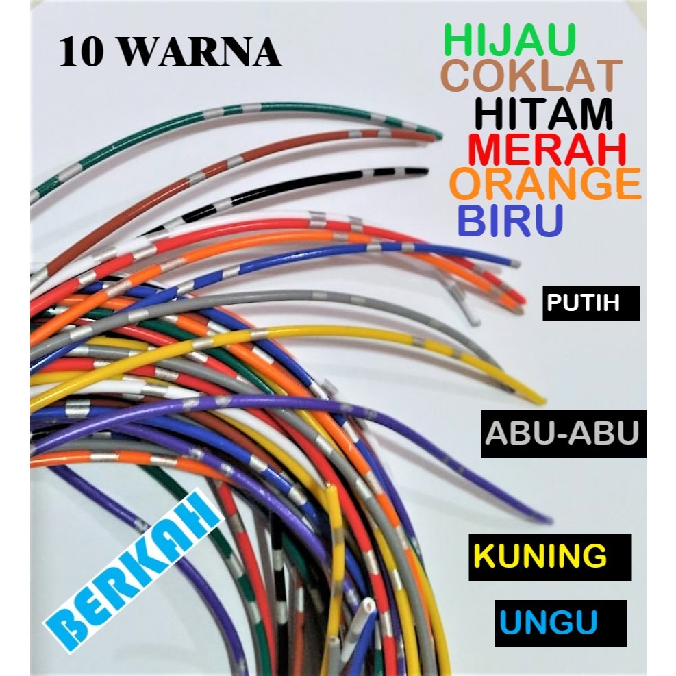 Jual Kabel Body otomotif KABEL bintik 0,5mm Kelistrikan Mobil Motor ...