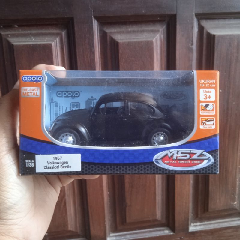 Jual Apolo MSZ 1967 Volkswagen classical beetle VW kodok hitam doff ...