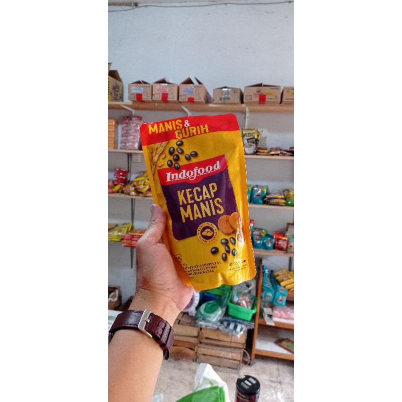 Jual Indofood kecap manis gurih 520ml kemasan refill pouch halal dan ...