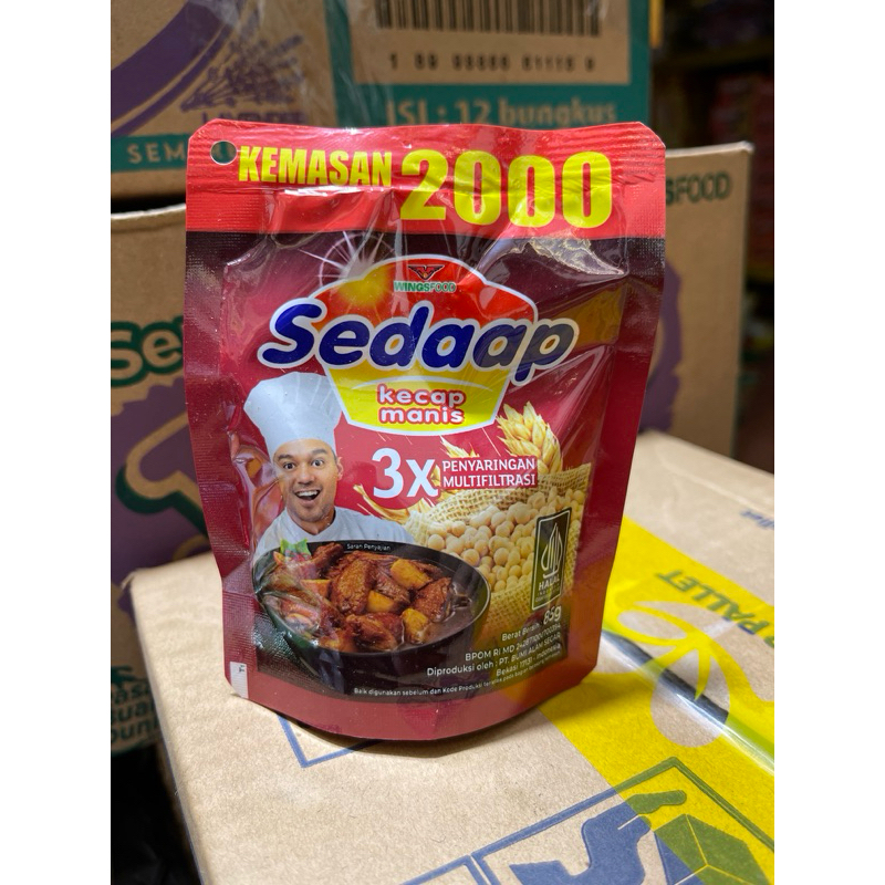 Jual KECAP SEDAP 2000 85GRAM ( 5 PCS ) | Shopee Indonesia