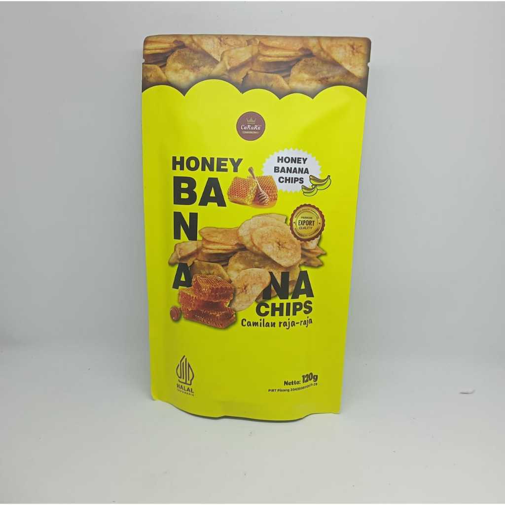 Jual Keripik Rambak Pisang & Honey Banana Chips CARARA Oleh oleh Khas Bali 120gr | Shopee Indonesia