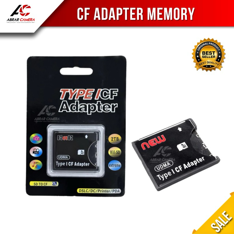 Jual Adapter Memori CF ( SD Card to CF ) SD SDHC SDXC MMC Memory ...