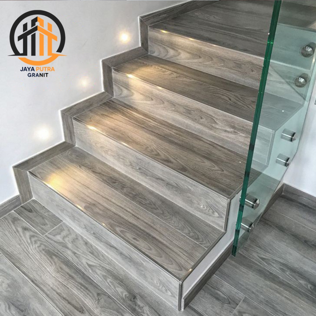 Jual Granit Motif Kayu Keramik Tangga 30x80 30x90 Custom Ukuran List ...