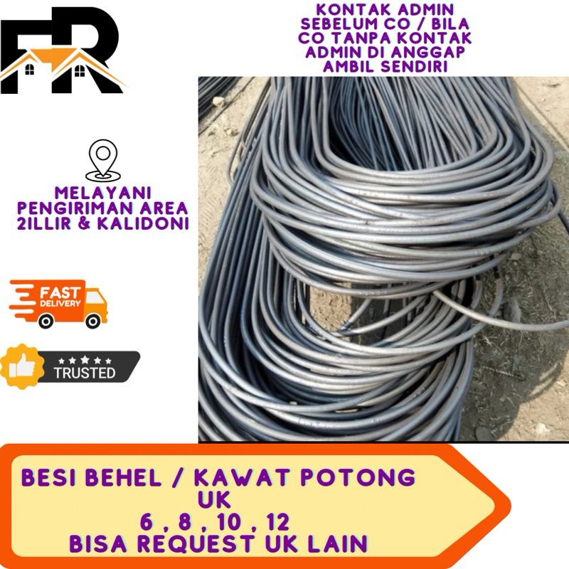 Jual BESI BEHEL POLOS / KAWAT POTONG HARGA PERBATANG | Shopee Indonesia