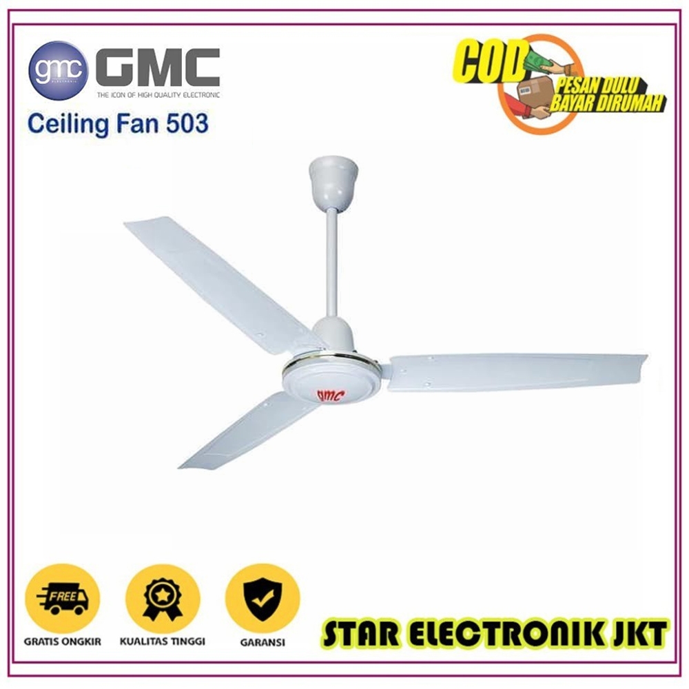 Jual GMC 503 Kipas Angin Gantung Plafon Baling Baling 56 Inch | Shopee ...