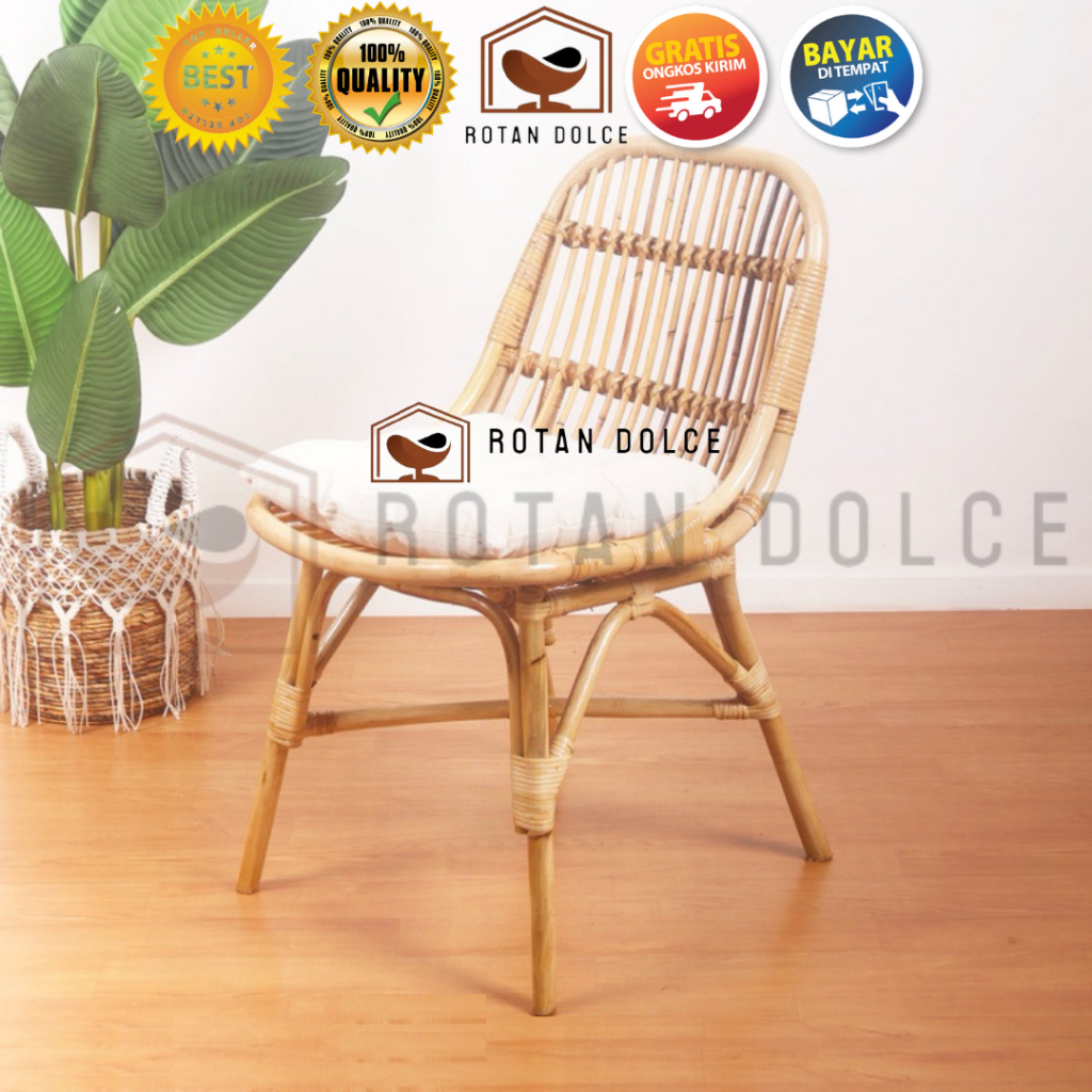 Jual Kursi Teras Cafe Avoca Rotan Minimalis Dengan Bantal / Kursi ...