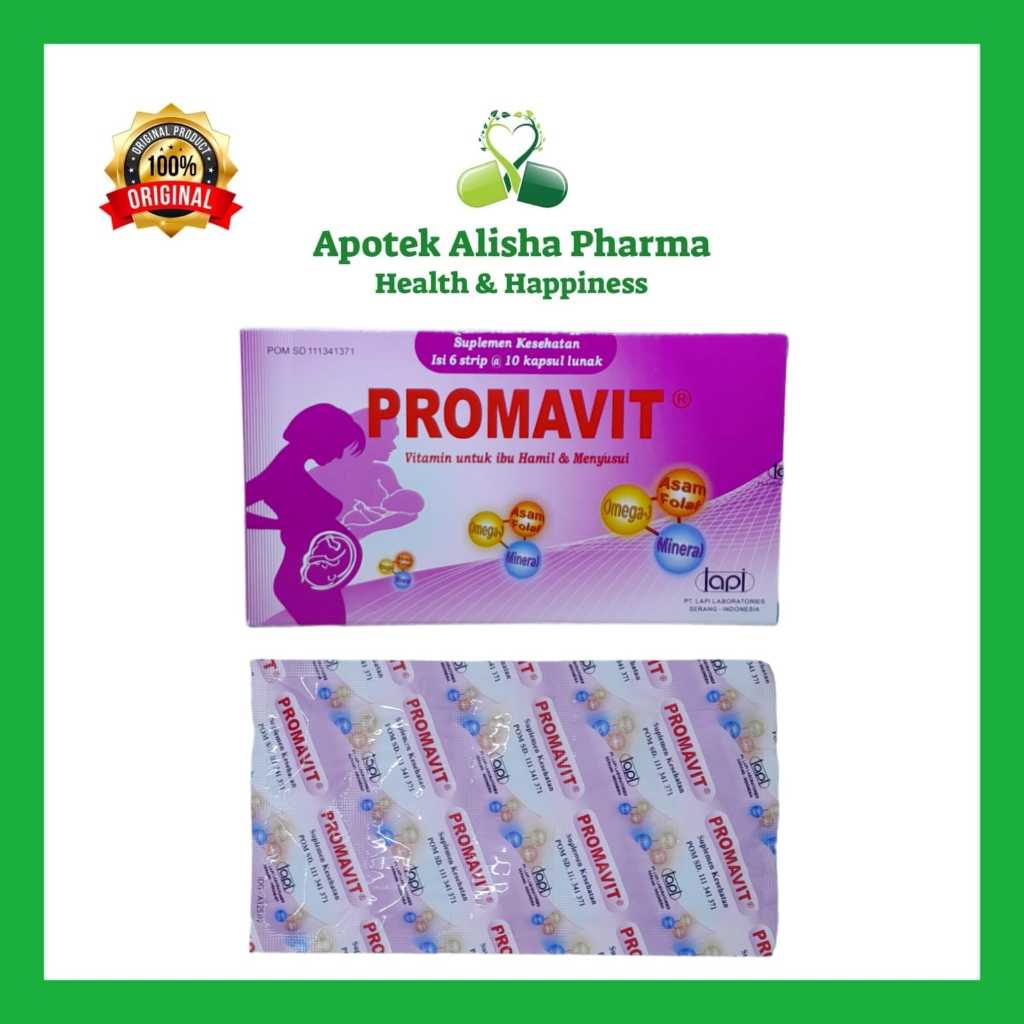 Jual Promavit / Strip 10 Tablet - Promafit Tablet Multivitamin Ibu ...