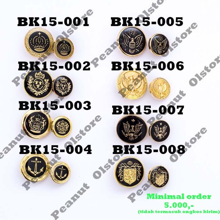 Jual Kancing Premium Jas Blazer 1,5cm (24L) | Shopee Indonesia