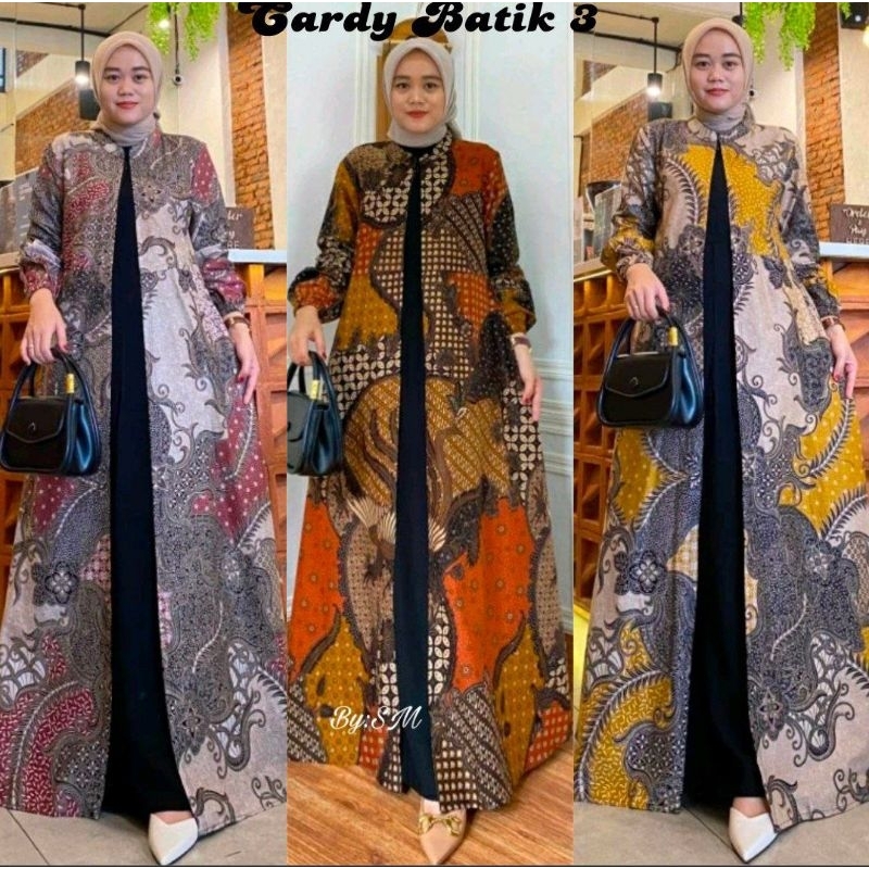 Jual Gamis Batik Mix Moscrepe premium Wanita Busui Terbaru Gamis Batik ...