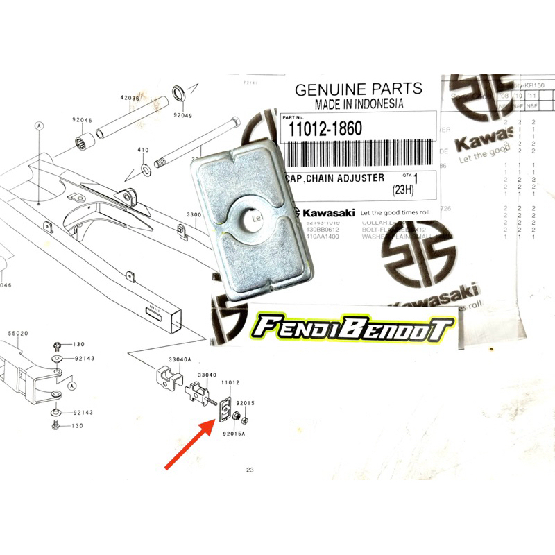 Jual PLAT TUTUP SETELAN RANTAI DALAM SWING ARM BELAKANG NINJA R SS ...