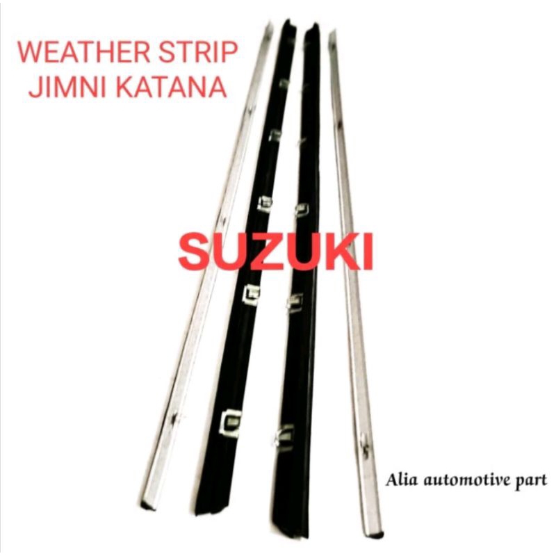 Jual Weatherstrip/pelipit pintu mobil Jimni Katana Full set luar dan ...