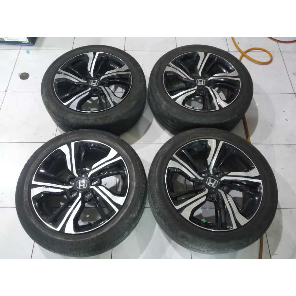 Jual VELG MOBIL BEKAS OEM CIVIC TURBO RING 17 PCD 5X114 ET46 BAN BRIDGESTONE 215 55 R17 PNP BRV ...