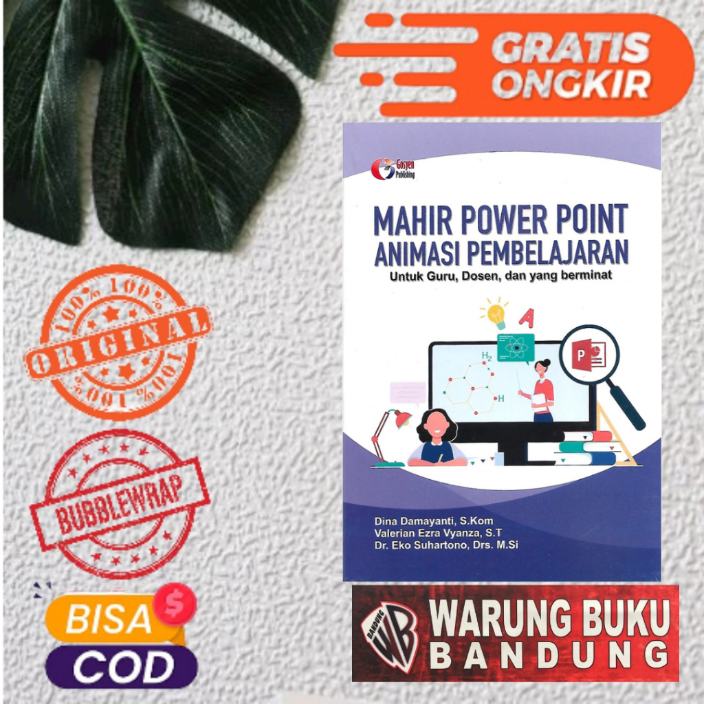 Jual Buku Mahir Power Point Animasi Pembelajaran - DINA DAMAYANTI,S.KOM ...