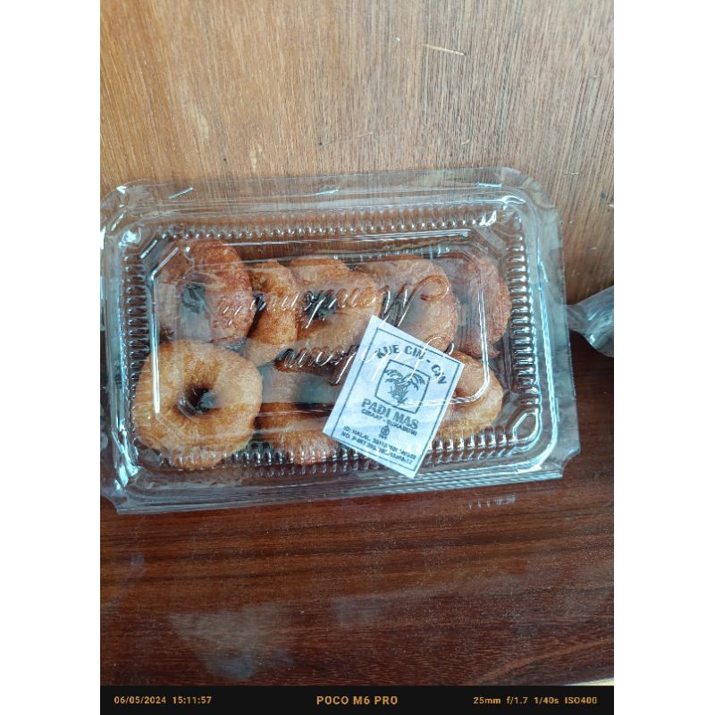 Jual makanan jadul kue cincin kue ali manis merk padi mas | Shopee ...