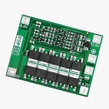 Jual 3S 12V 40A BMS Balance Charger Lithium Battery Protection Board ...