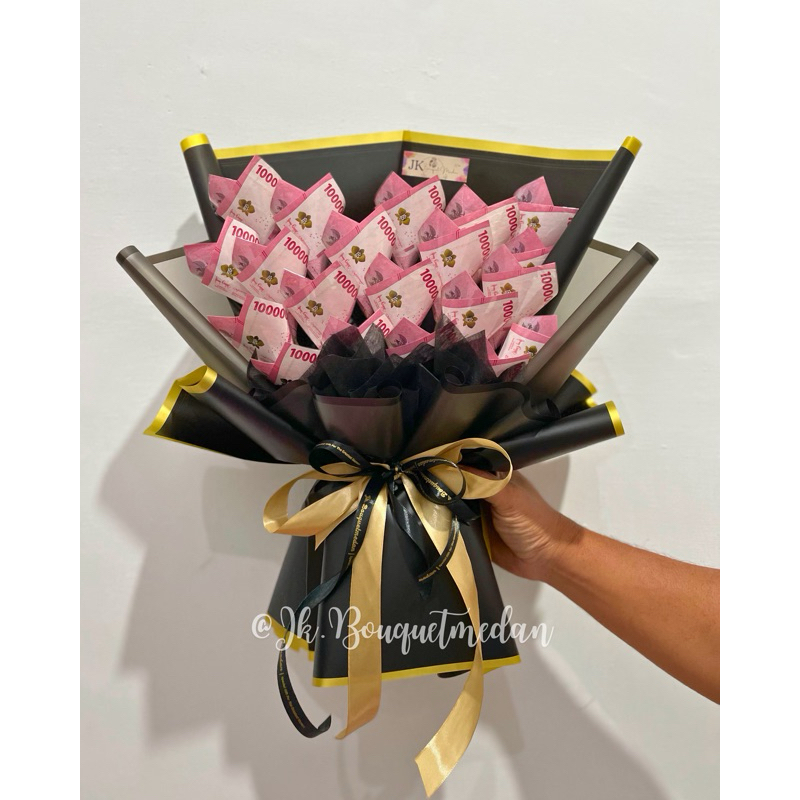 Jual [BISA KIRIM HARI INI] BU050 Folded Money Bouquet pecahan 100rb ...