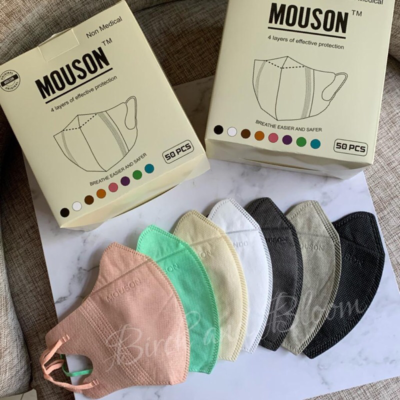 Jual Masker Mouson Alkindo Duckbill 4 PLY isi 50 pcs Dewasa Disposable ...