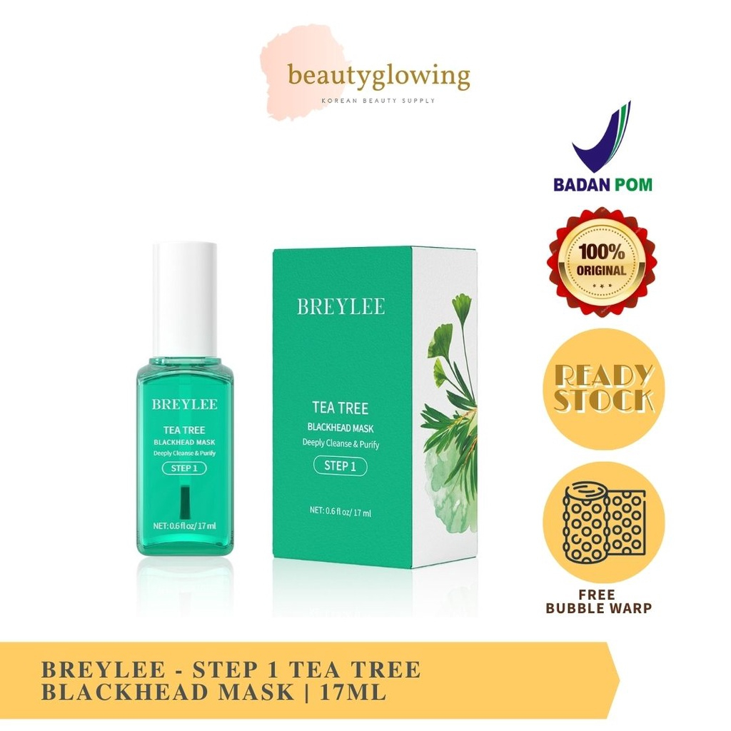 Jual BREYLEE Step 1 Blackhead Remover Mask - Pembersih Komedo (17ML ...
