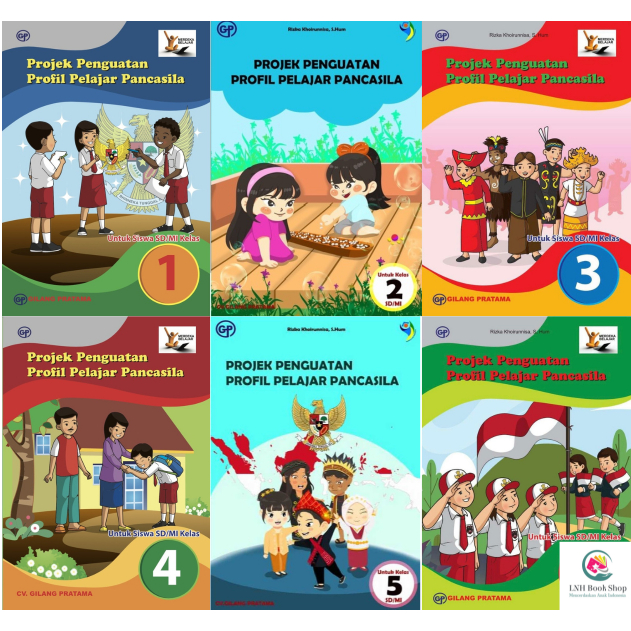 Jual Buku Paket P5 SD Kelas 1,2,3,4,5,6 Kurikulum Merdeka/Kumer ...