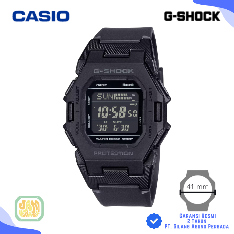 Jual JAM TANGAN PRIA CASIO G-SHOCK GD-B500-1 ORIGINAL - GSHOCK GD B500 1DR HITAM BLUETOOTH ...