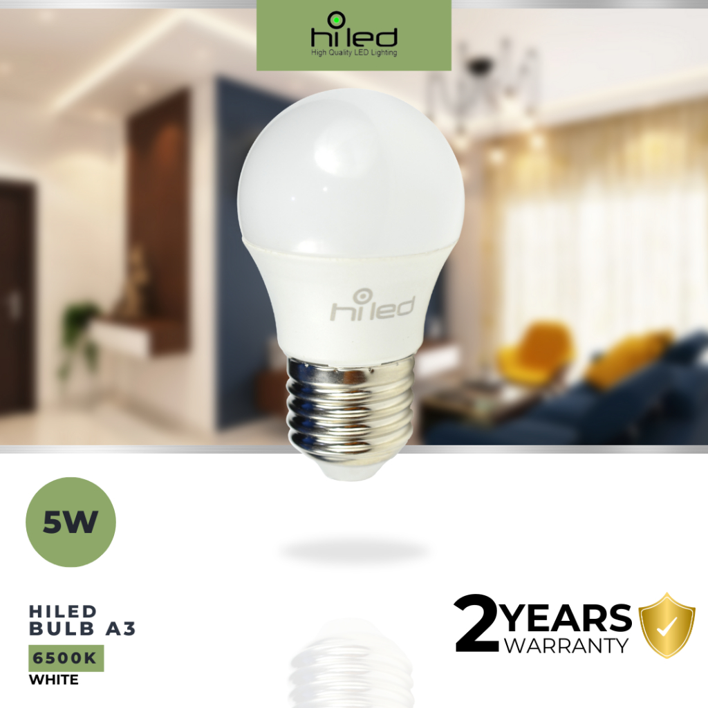 Jual LED BOHLAM HILED 5 WATT COOL WHITE 6500K HEMAT LISTRIK | Shopee ...